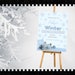 Editable Winter Wonderland Baby Shower Welcome Sign Template Snowflake ...