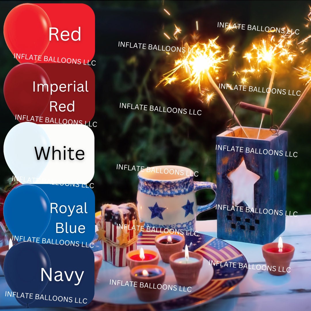 Sempertex Balloons Color Palette Canva Template 4th of July Palette ...