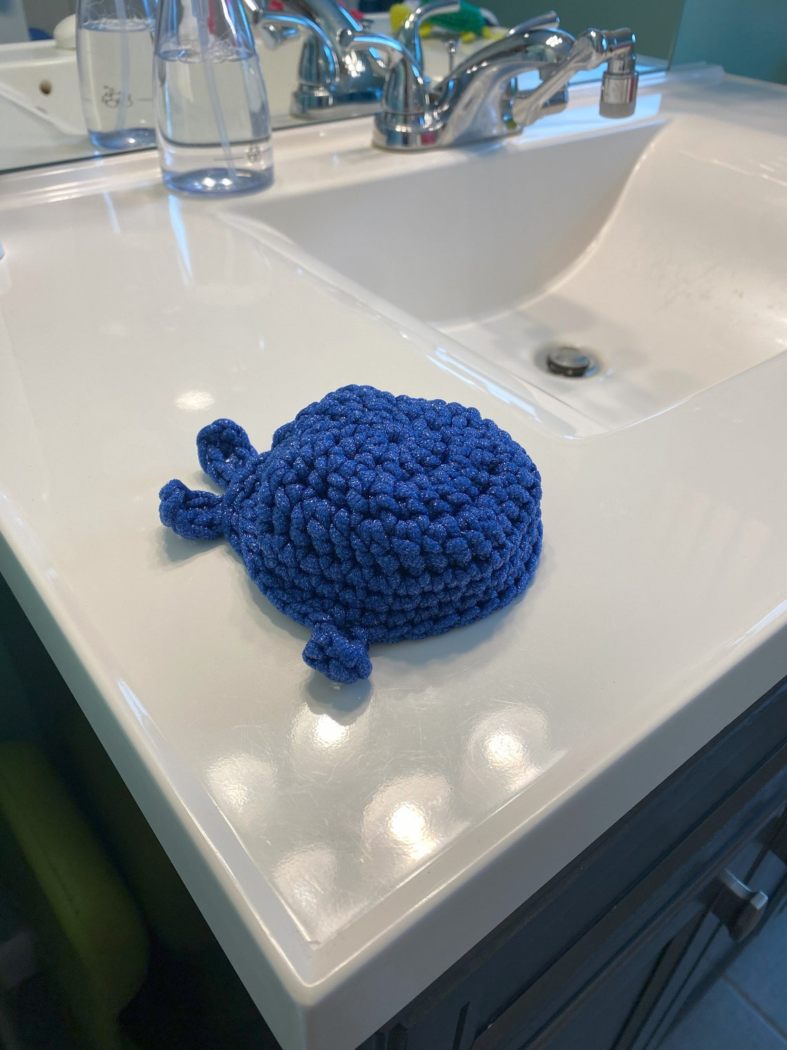 Scrubby Bath Toy, Exfoliating Soap Holder - Etsy