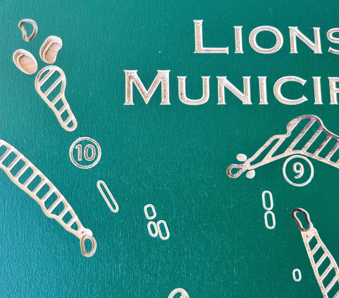 Lions Municipal Golf Course Map - Etsy