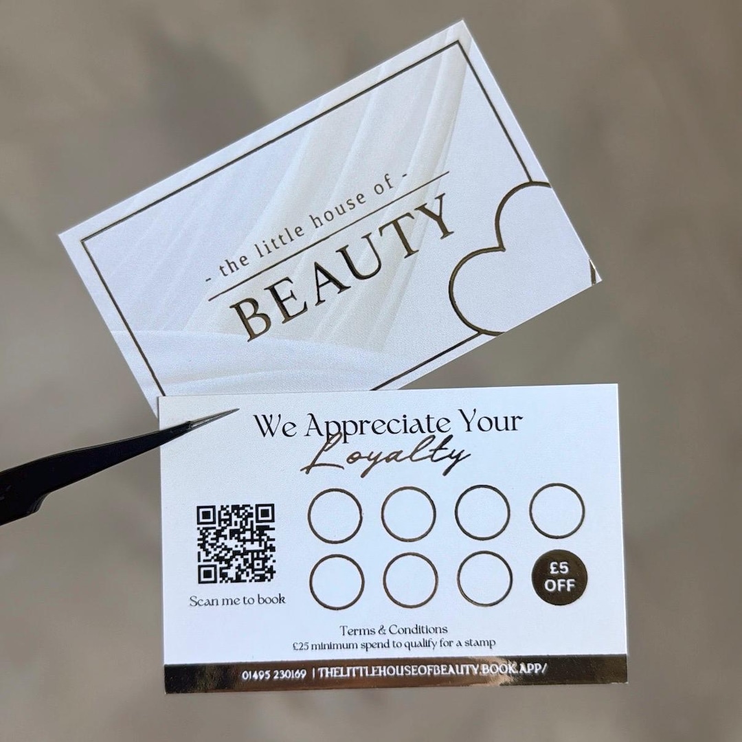 Custom Loyalty Card Design & Print - Etsy