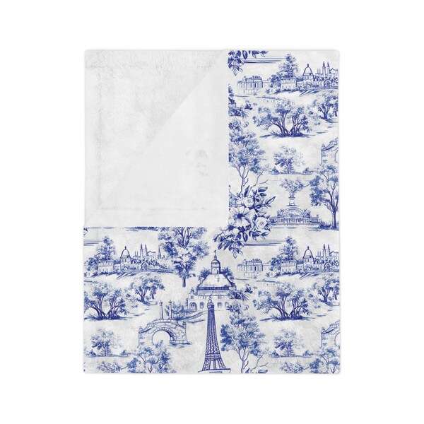Blue Toile Bedding - Etsy