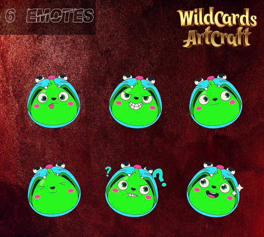 Adorable Monster Emotes, Twitch and Discord With Cuteness, Youtube ...