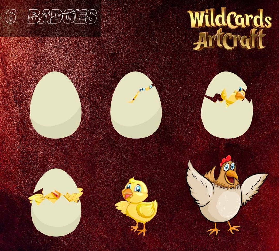 Chicken Sub Badges for Twitch, Chicken Bit Sub Badges for Twitch ...