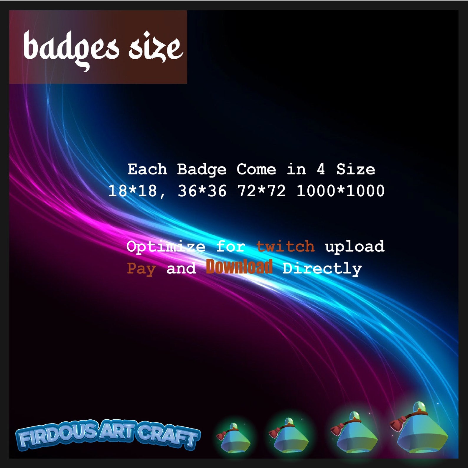 Ring Bell Sub Badges for Twitch, Ring Bell Bit Sub Badges for Twitch ...
