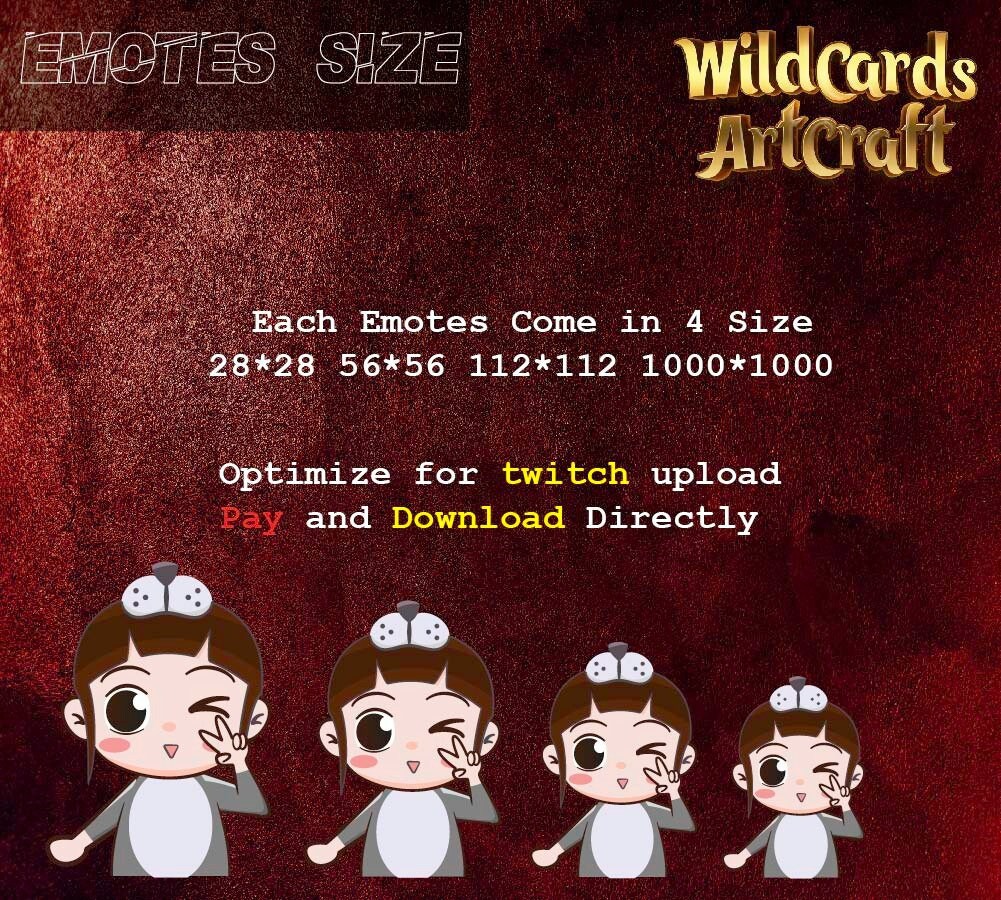 Innocent Girl Adorable Emotes, High Quality Premium Twitch Emotes ...