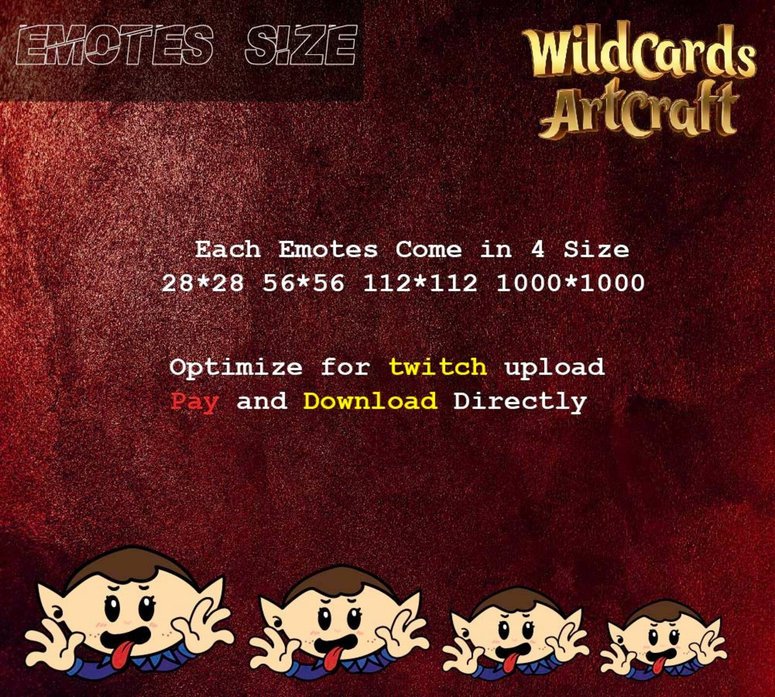 Crazy Kid Emotes for Twitch and Discord, Kid Emotes for Twitch and ...