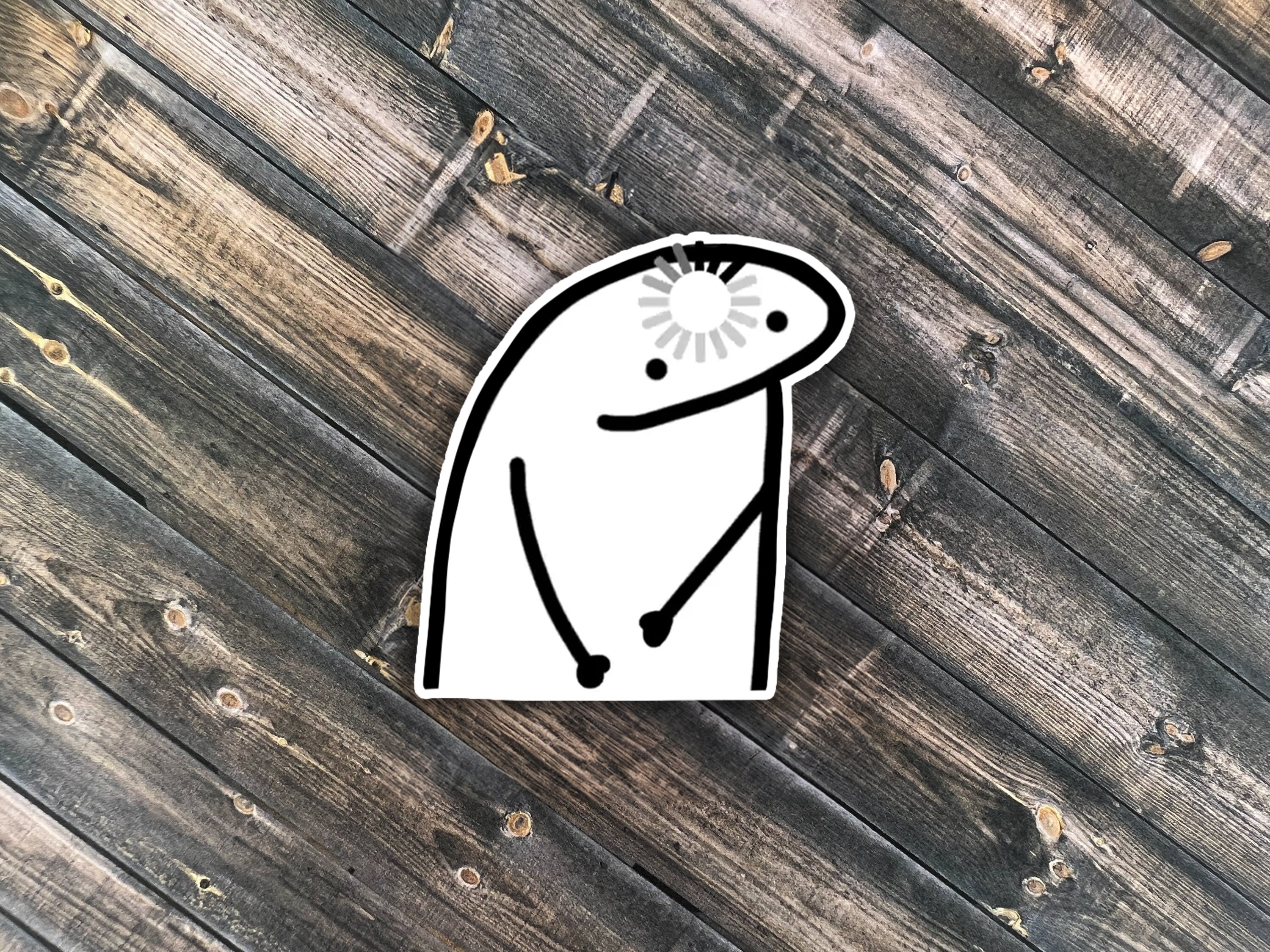 Brain Processing Sticker, Meme Sticker, Funny Sticker, Brain Sticker ...