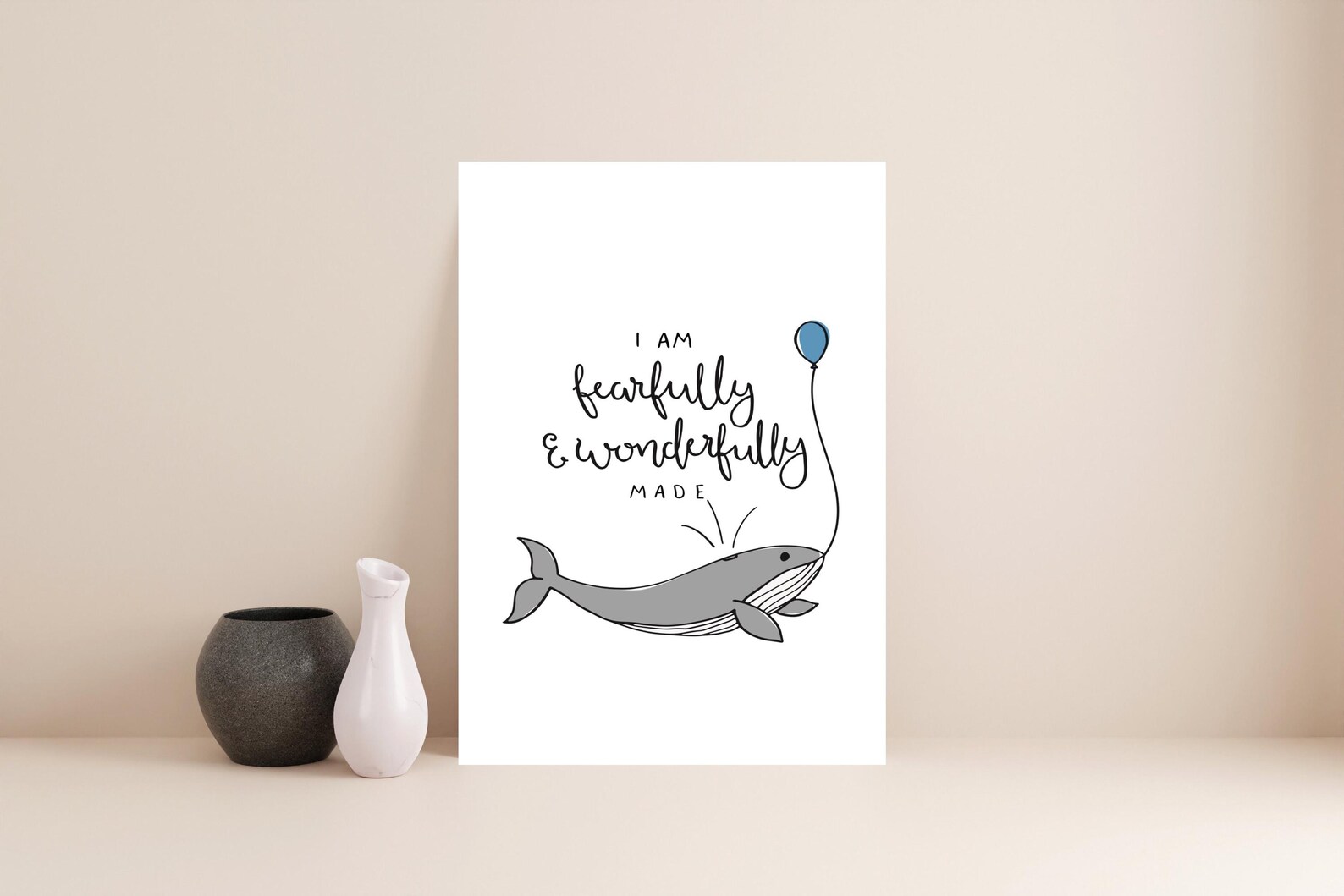 Psalm 139 Fearfully and Wonderfully Made // Christian Wall Art, Bible ...