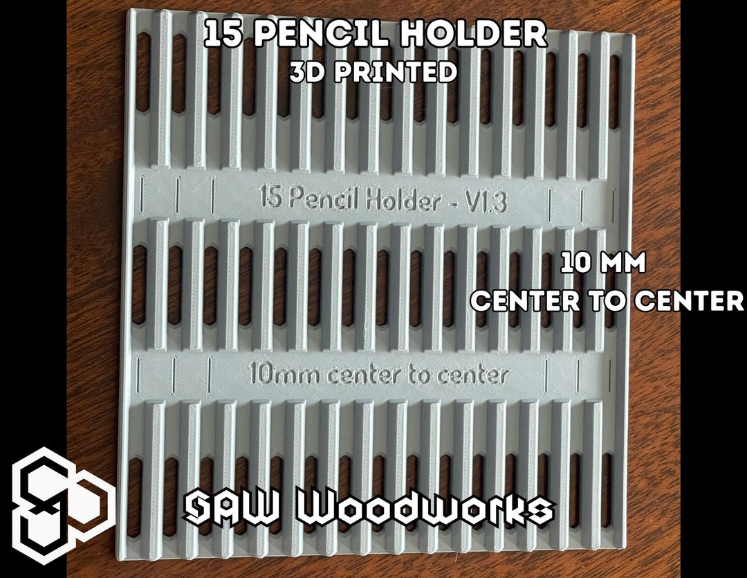 15 Pencil Holder 3D Printed Tool Holder - Etsy