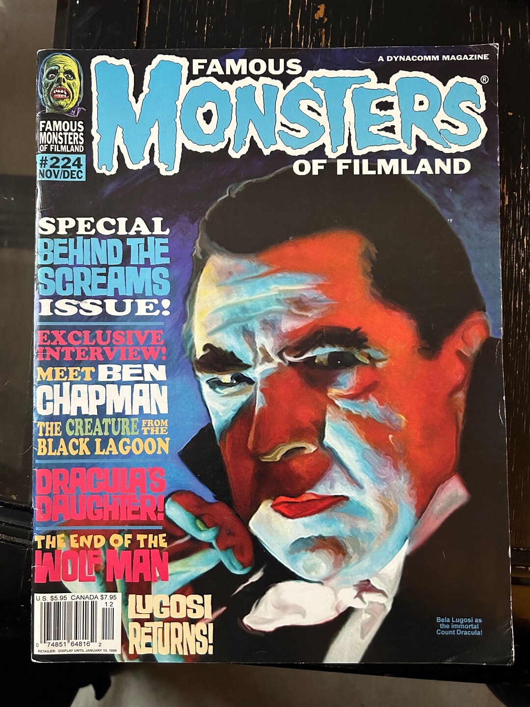 Famous Monsters of Filmland Magazine #224 Nov/dec Issue Bela Lugosi ...