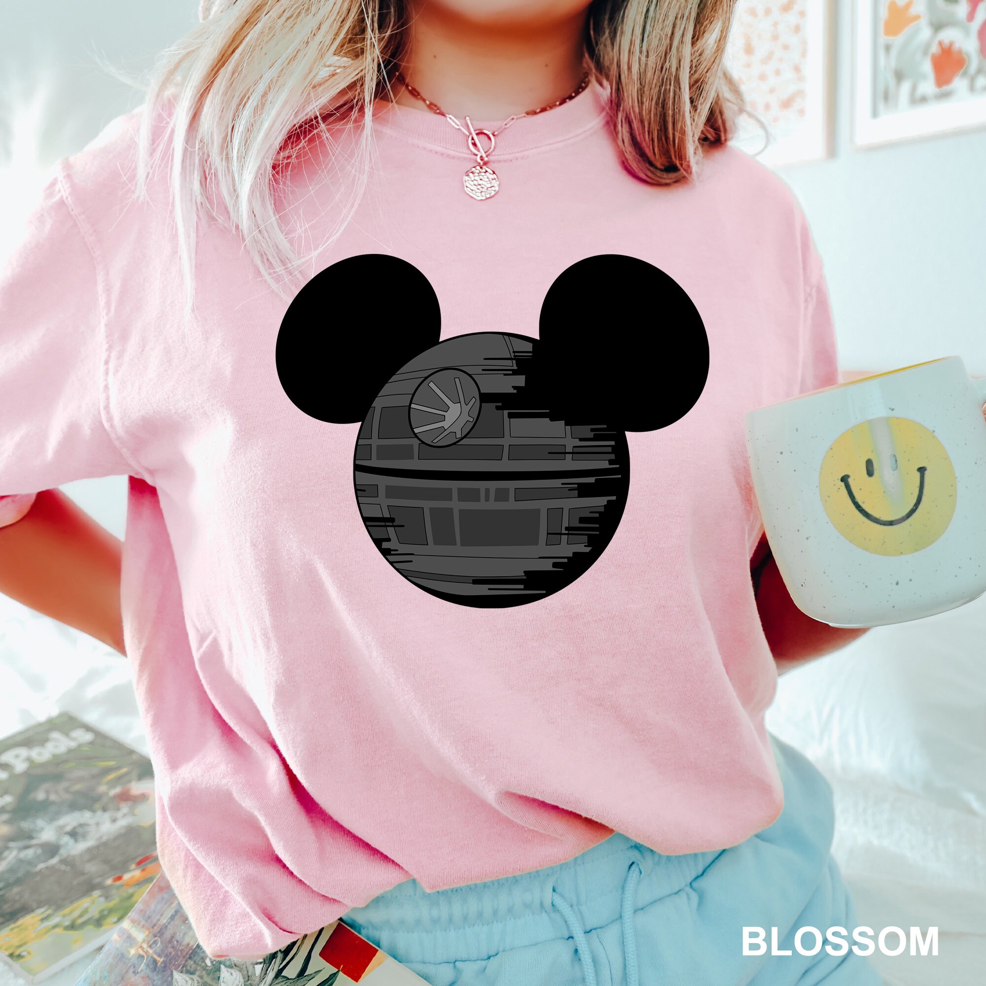 Disney Mickey Mouse Death Star Wars Shirt,disney World Shirt, Star Wars ...