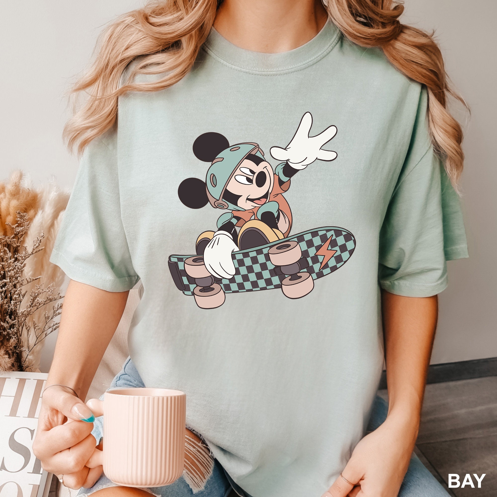 Mickey Skateboard Shirt, Mickey Shirt, Mickey Disney Shirt, Disney ...