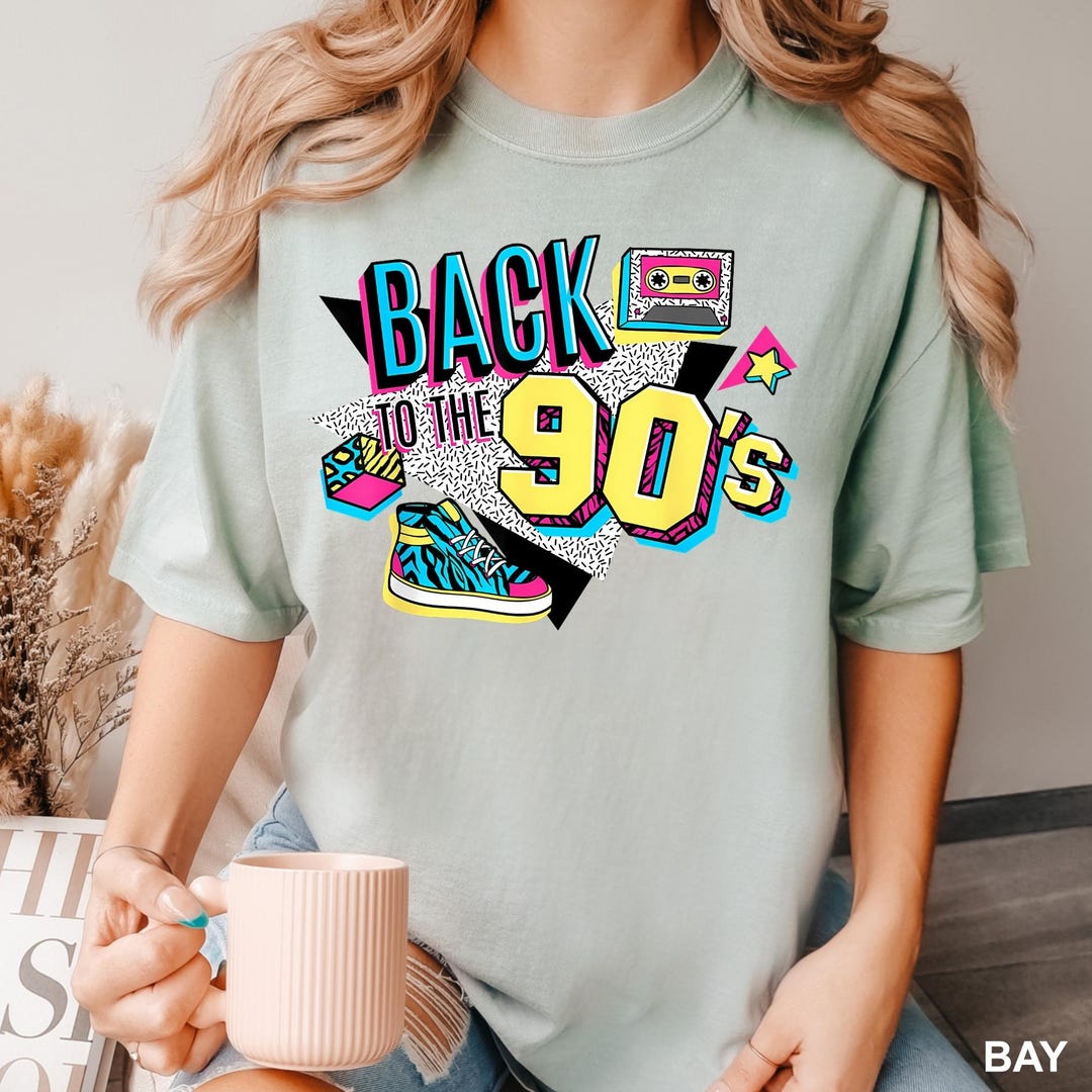 Vintage Back to the 90'S Shirt, Comfort Colors 90S Shirt, 90S Party ...