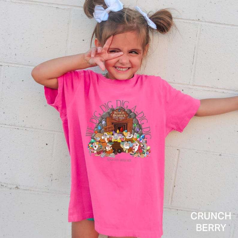 Princess Snow White Seven Dwarfs Shirt, Seven Dwarfs Mining Shirt ...