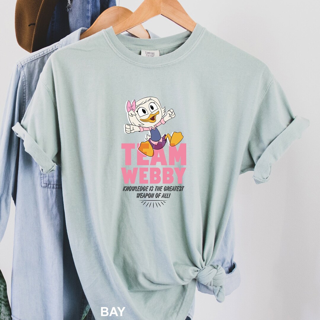 Disney Ducktales Team Webby Knowledge is the Greatest Weapon Shirt ...
