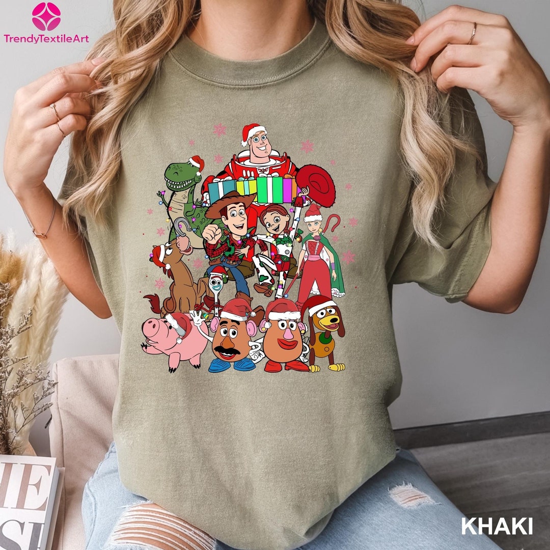 Toy Story Christmas, Toy Story Woody Buzz Jessie Slinky Dog Hamm Bo ...
