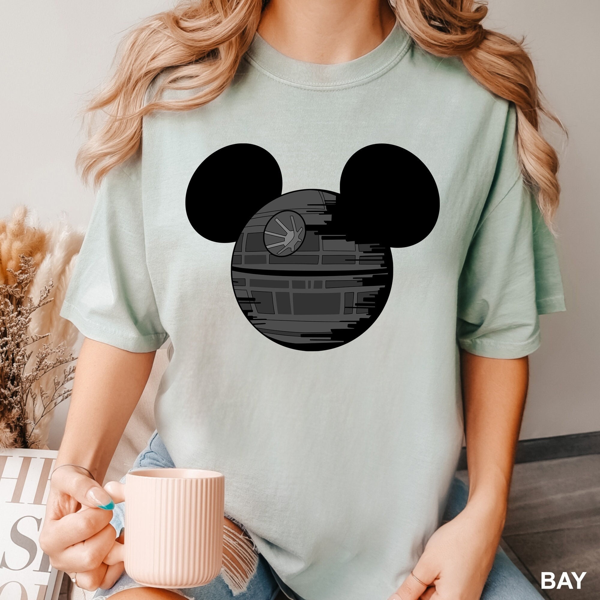 Disney Mickey Mouse Death Star Wars Shirt,disney World Shirt, Star Wars ...