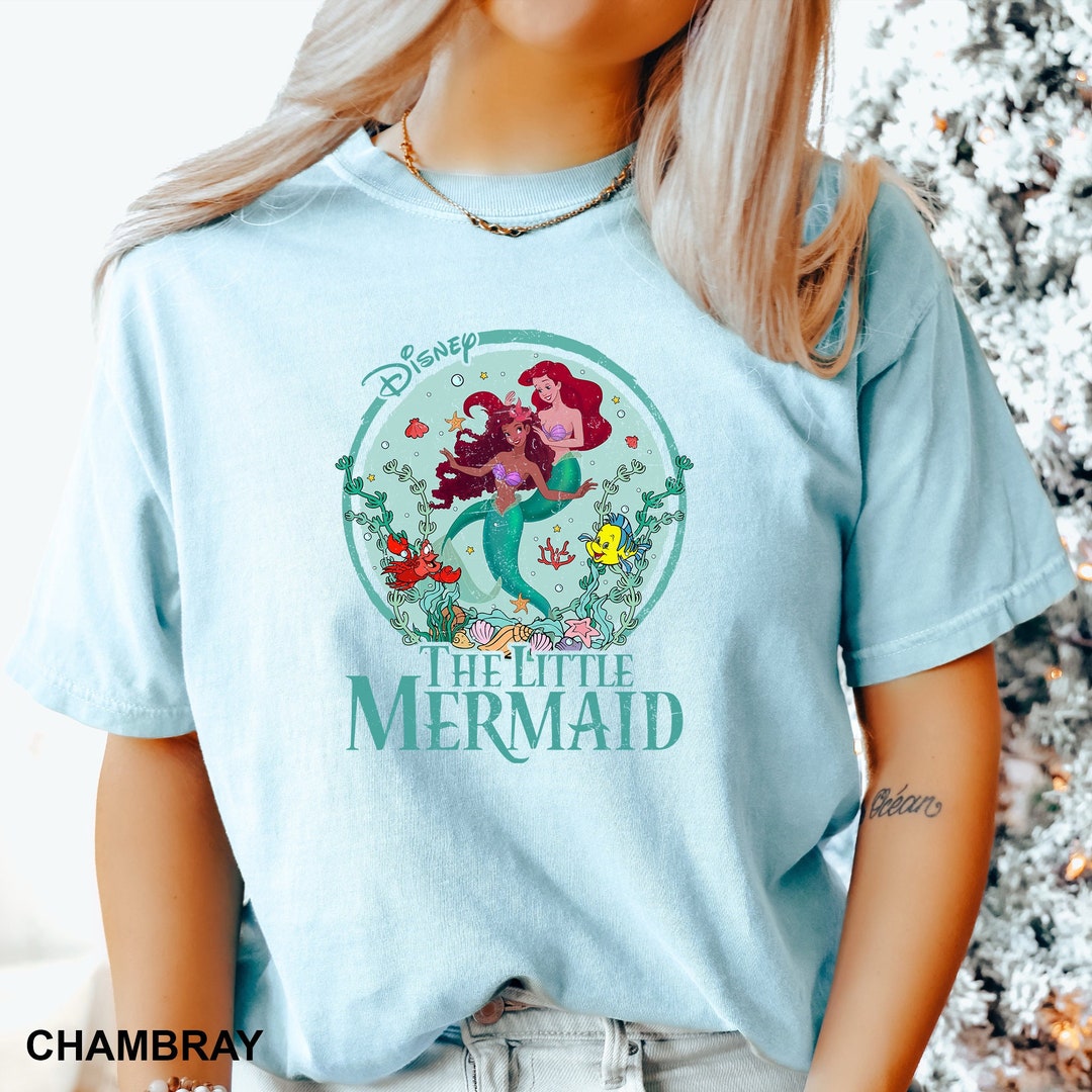Disney the Little Mermaid Shirt, Women's Little Mermaid Ariel Shirt ...