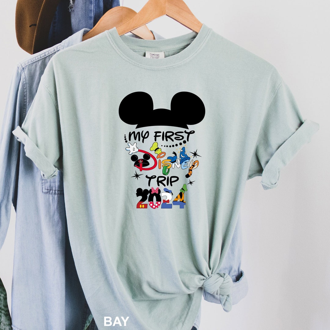 My First Disney Trip 2024 Mickey Shirt, First Disney Trip Shirt, Disney ...