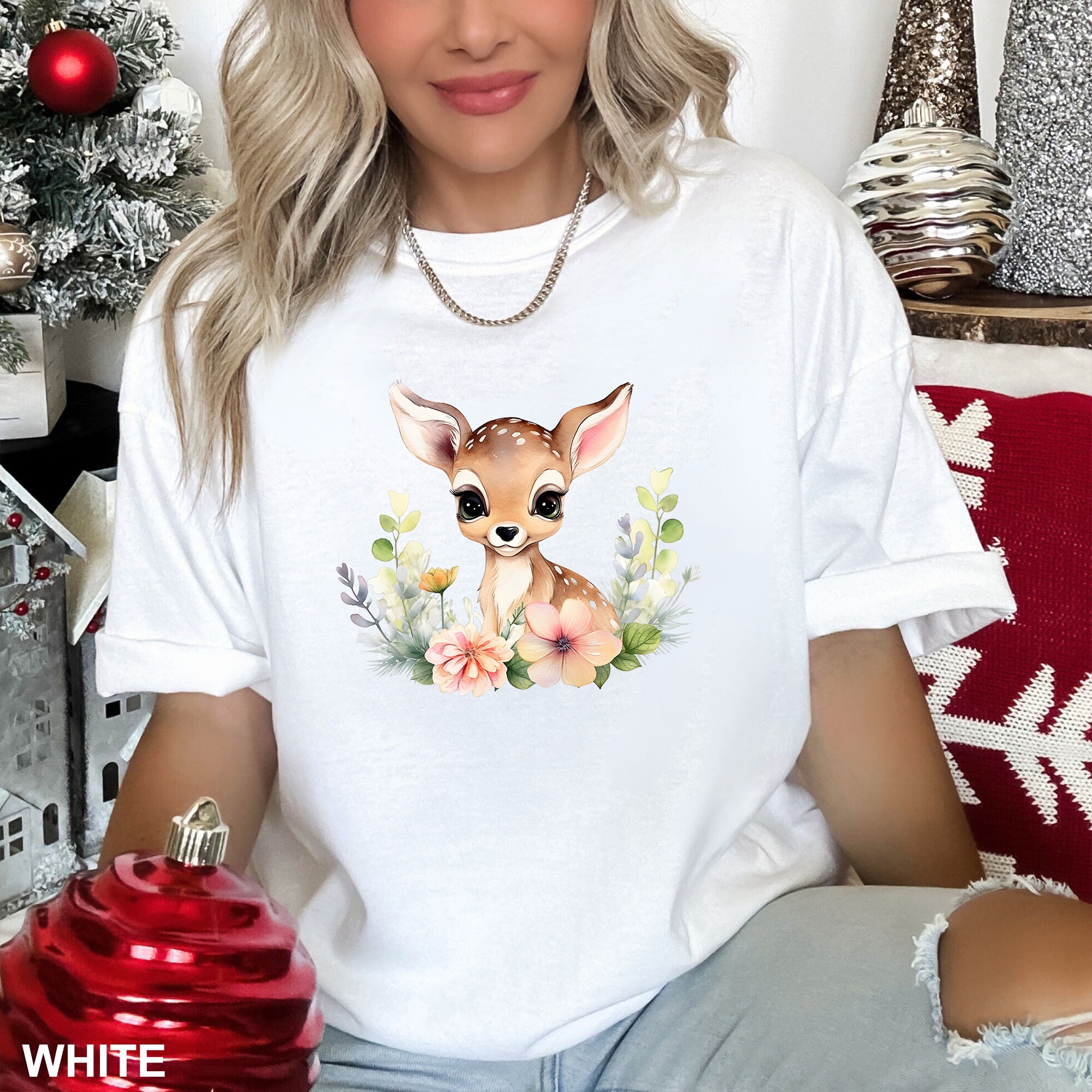 Disney Bambi Floral T-shirt, Cute Bambi Shirt, Magic Kingdom ...