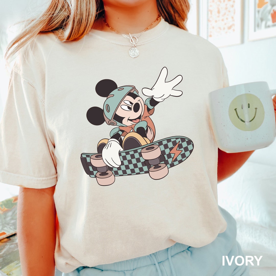 Mickey Skateboard Shirt, Mickey Shirt, Mickey Disney Shirt, Disney ...