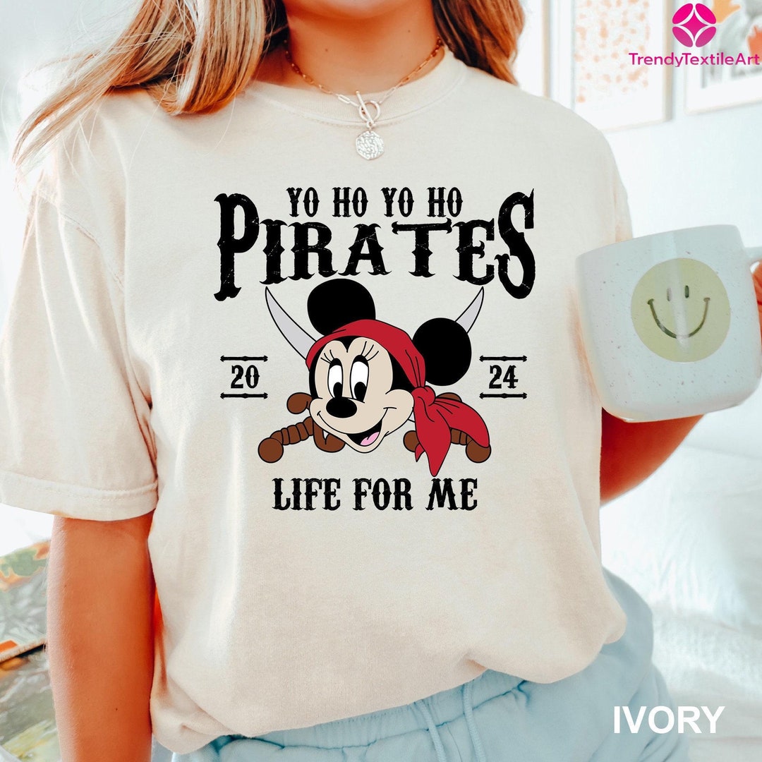 Disney Characters Pirate Shirt, Disney Pirate Shirt, Mickey and Friends ...