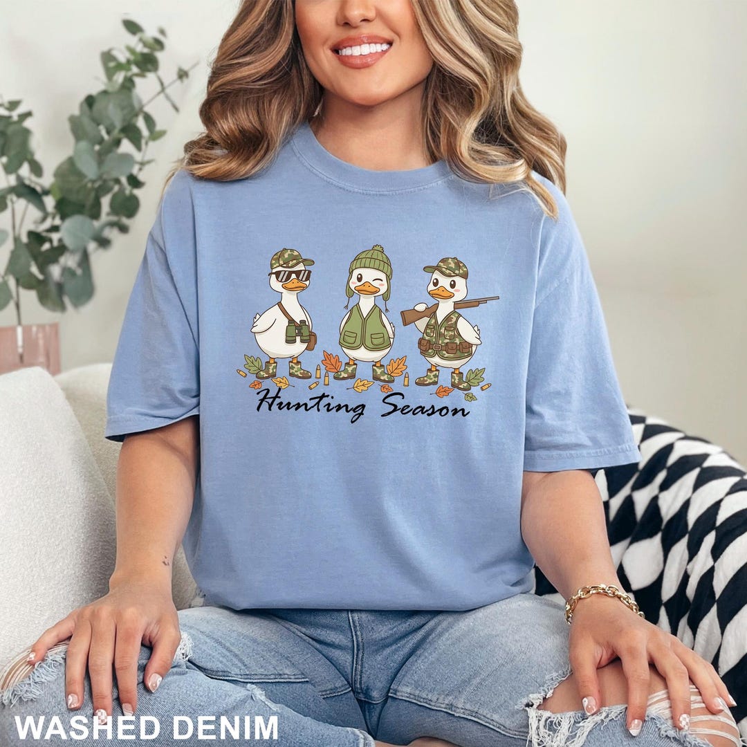 Silly Goose Hunting Season Shirt, Comfort Colors, Hunting Goose Shirt ...
