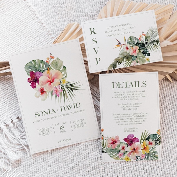 Modern Wedding Color Palette Card Custom Dress Code Card Template DIY ...