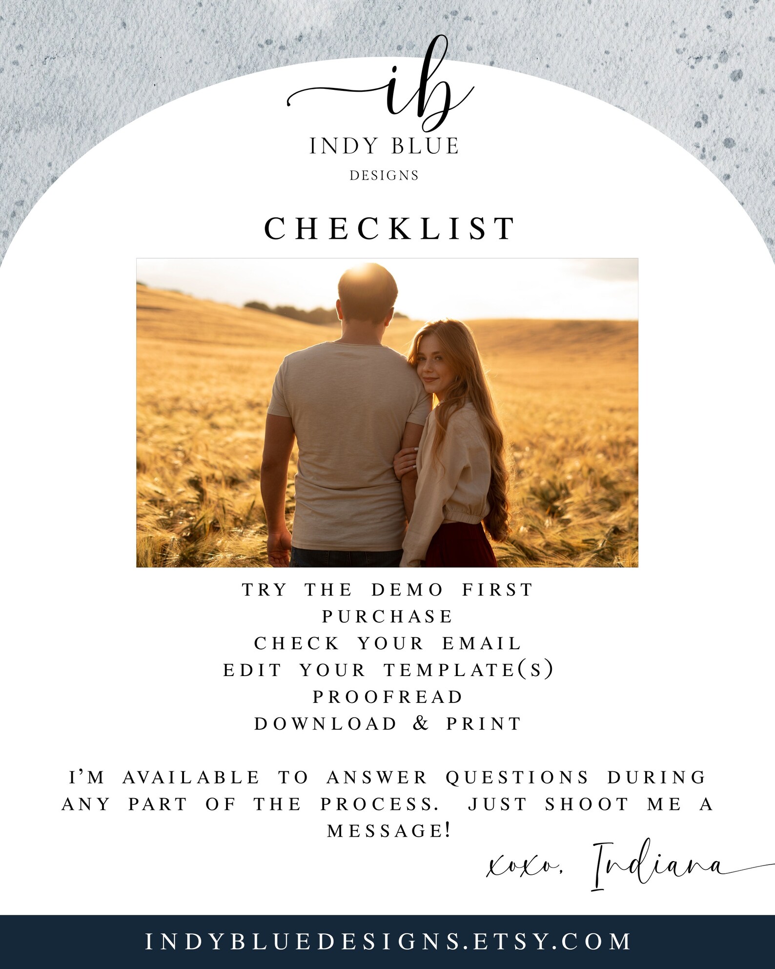 Wedding Attire Card Template, Wedding Color Palette Card, Color Palette ...