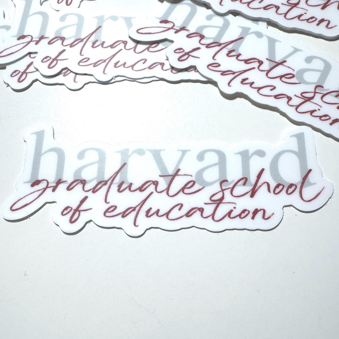 Harvard University Graduate School of Education 3 Inch Sticker - Etsy