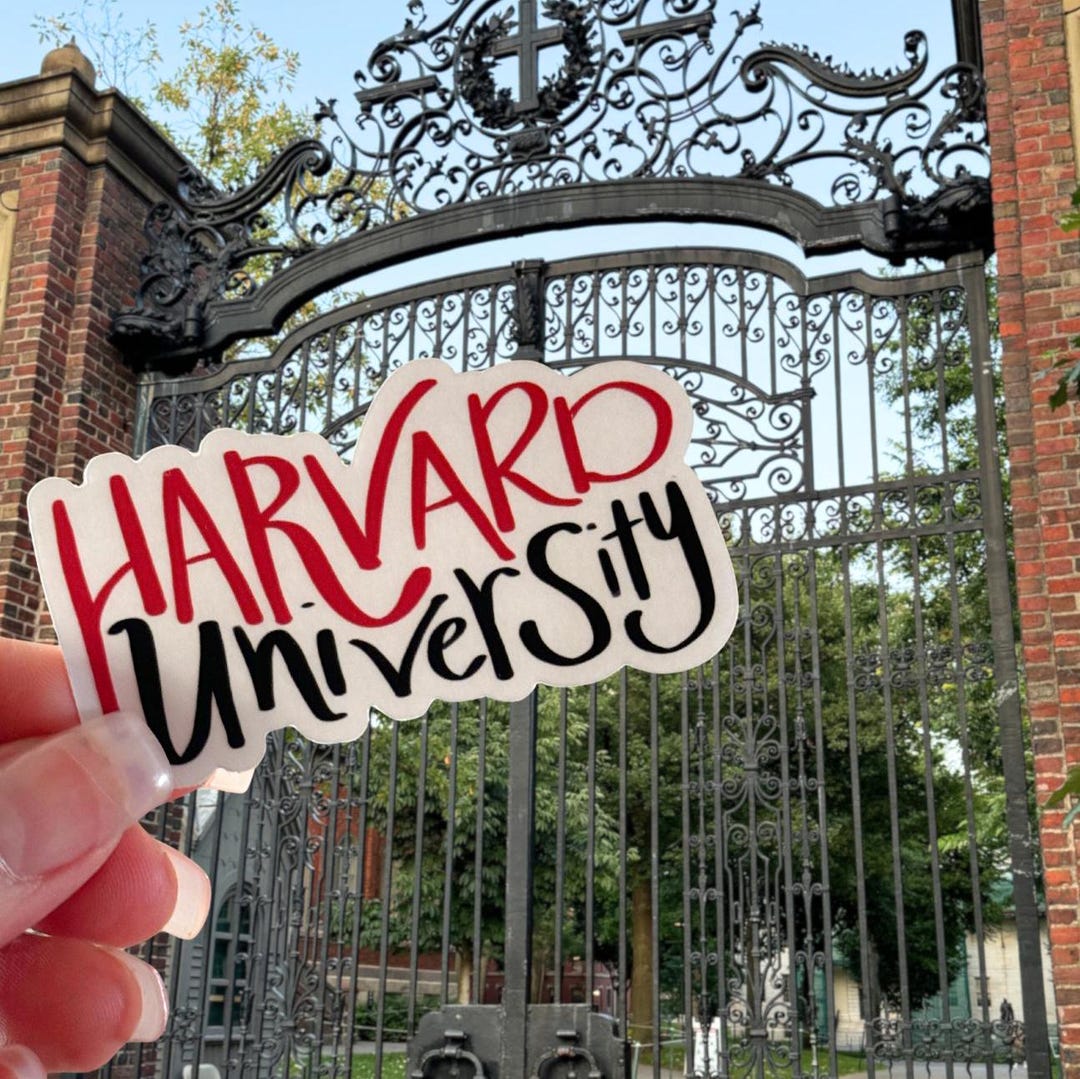 Harvard Sticker - Etsy