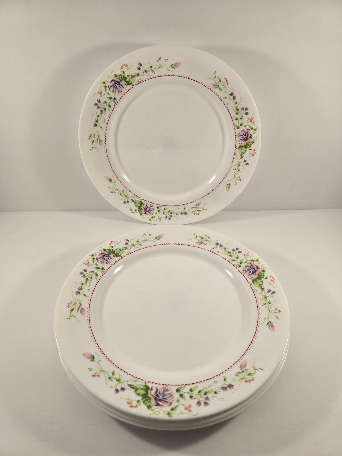 Set of 7 Arcopal Victorian Charm Plates - Etsy