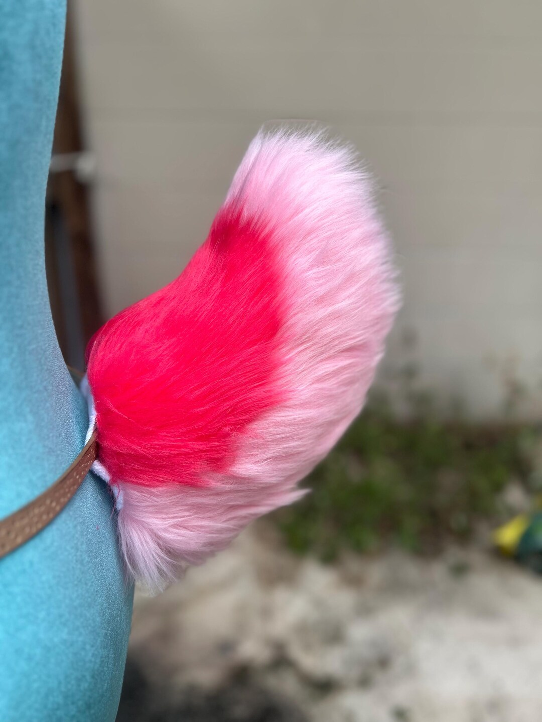 Premade Hot Pink and Pink Nub Fursuit Tail - Etsy