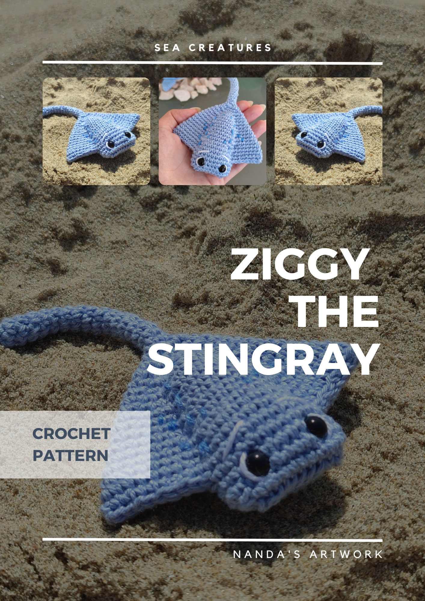 Sea Animals Amigurumi Crochet Pattern Bunddle - Etsy