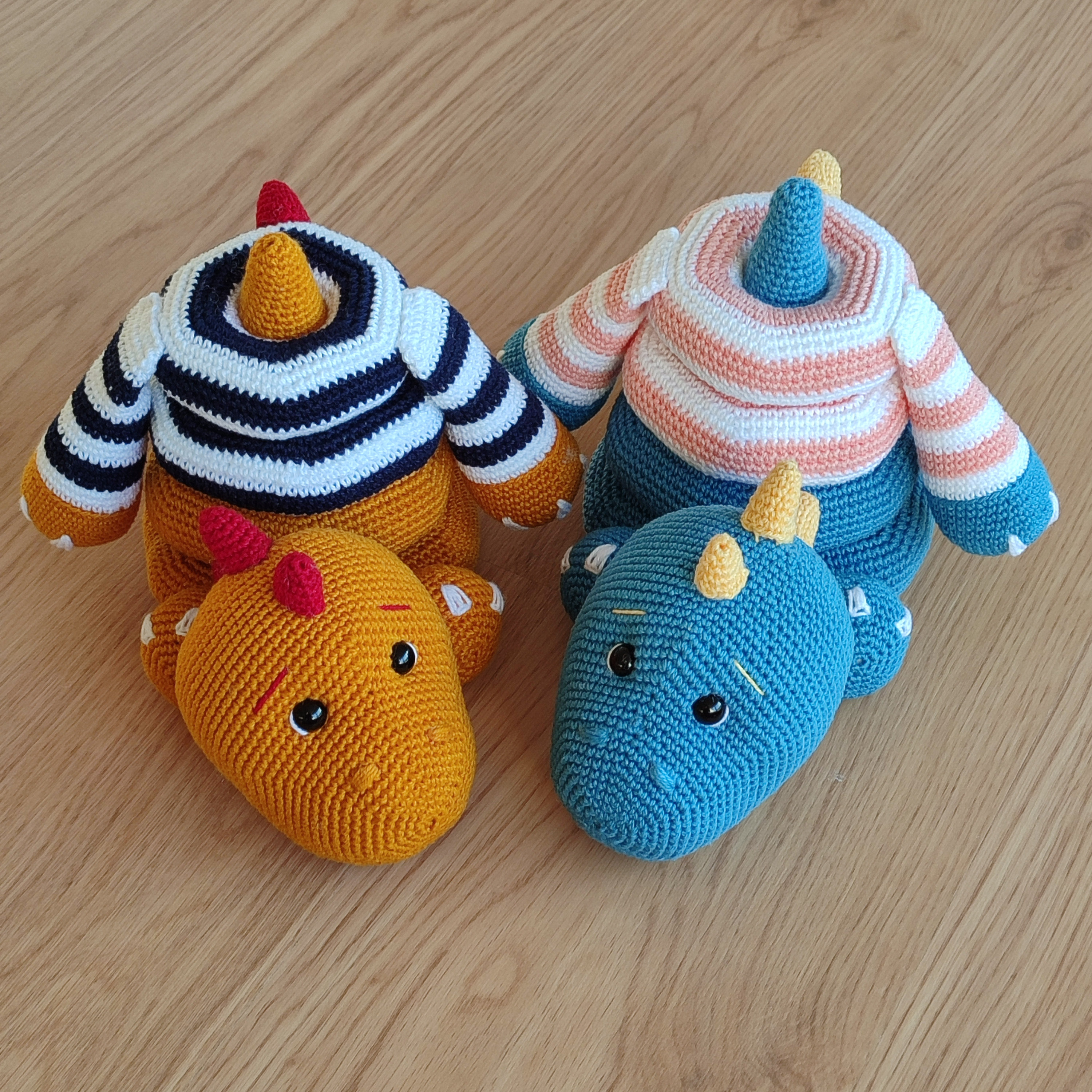 Amigurumi Crochet Pattern Dinosaur Stacking Toy - Etsy