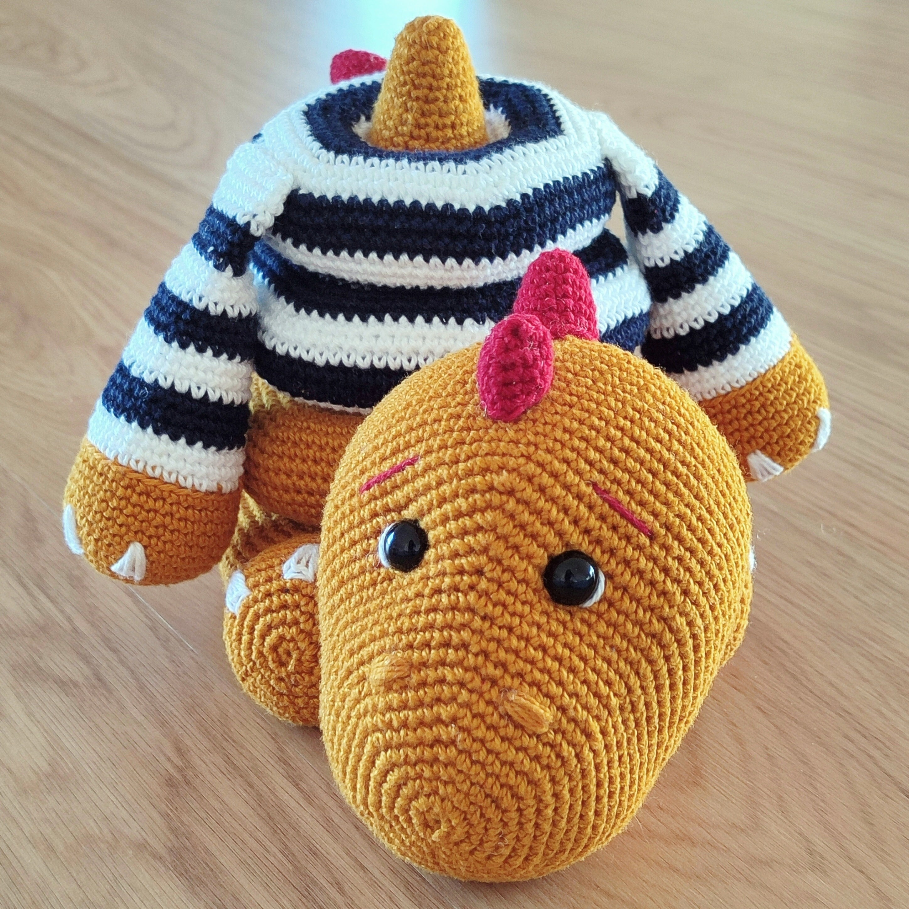 Amigurumi Crochet Pattern Dinosaur Stacking Toy - Etsy