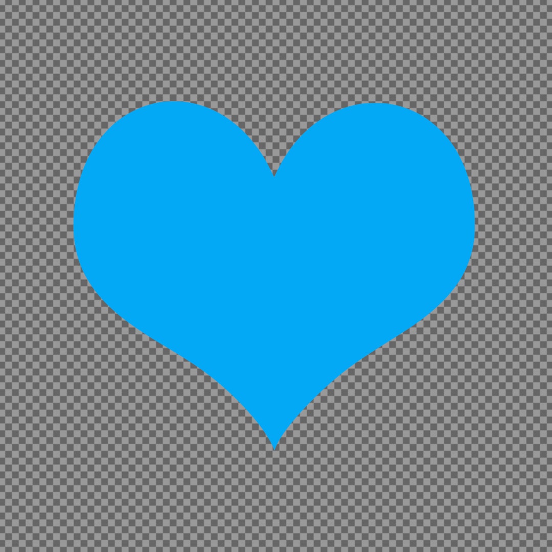 Blue Heart SVG PNG Digital Download Commercial Use - Etsy