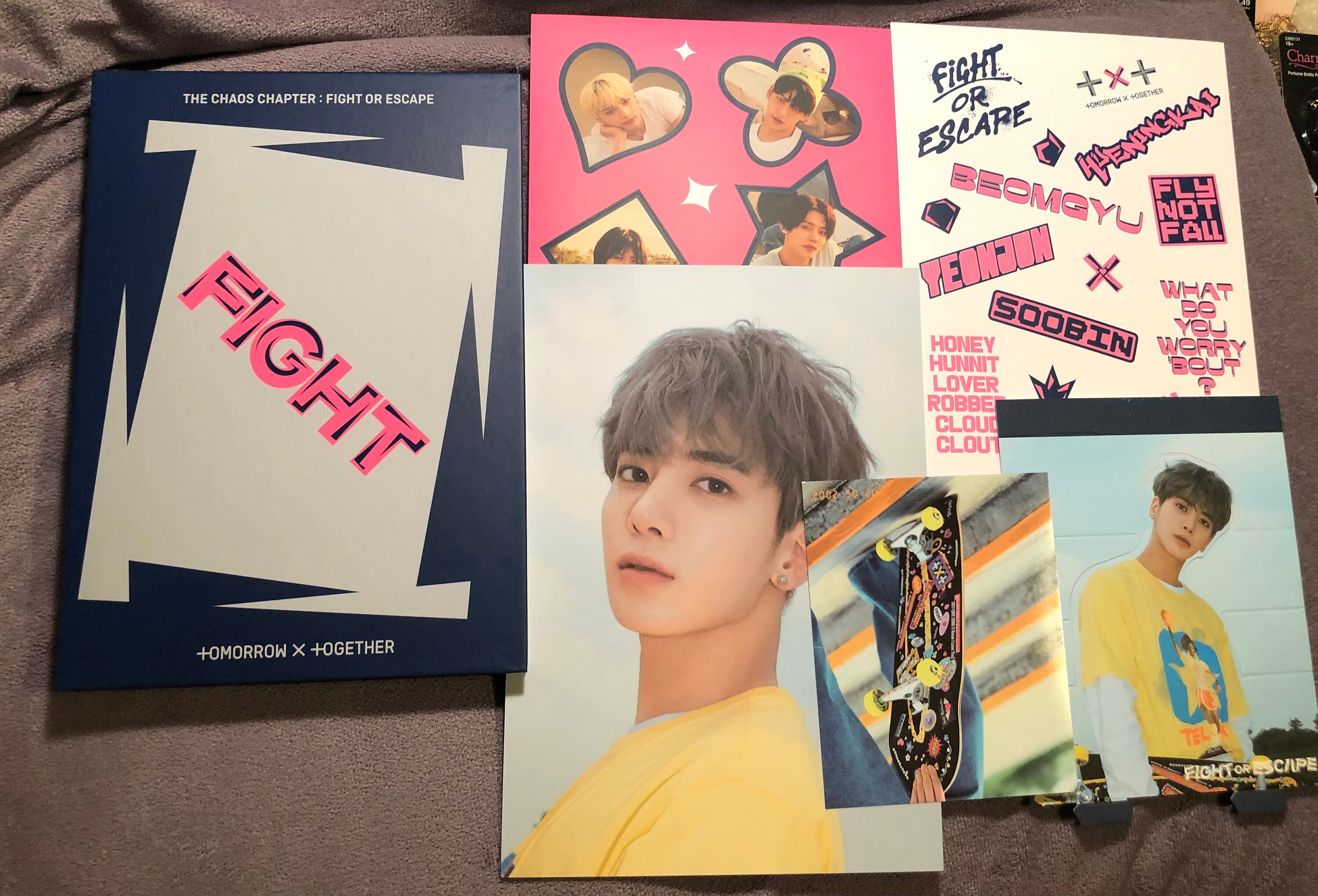 TXT the Chaos Chapter : Fight or Escape Kpop Albums all Inserts, No ...