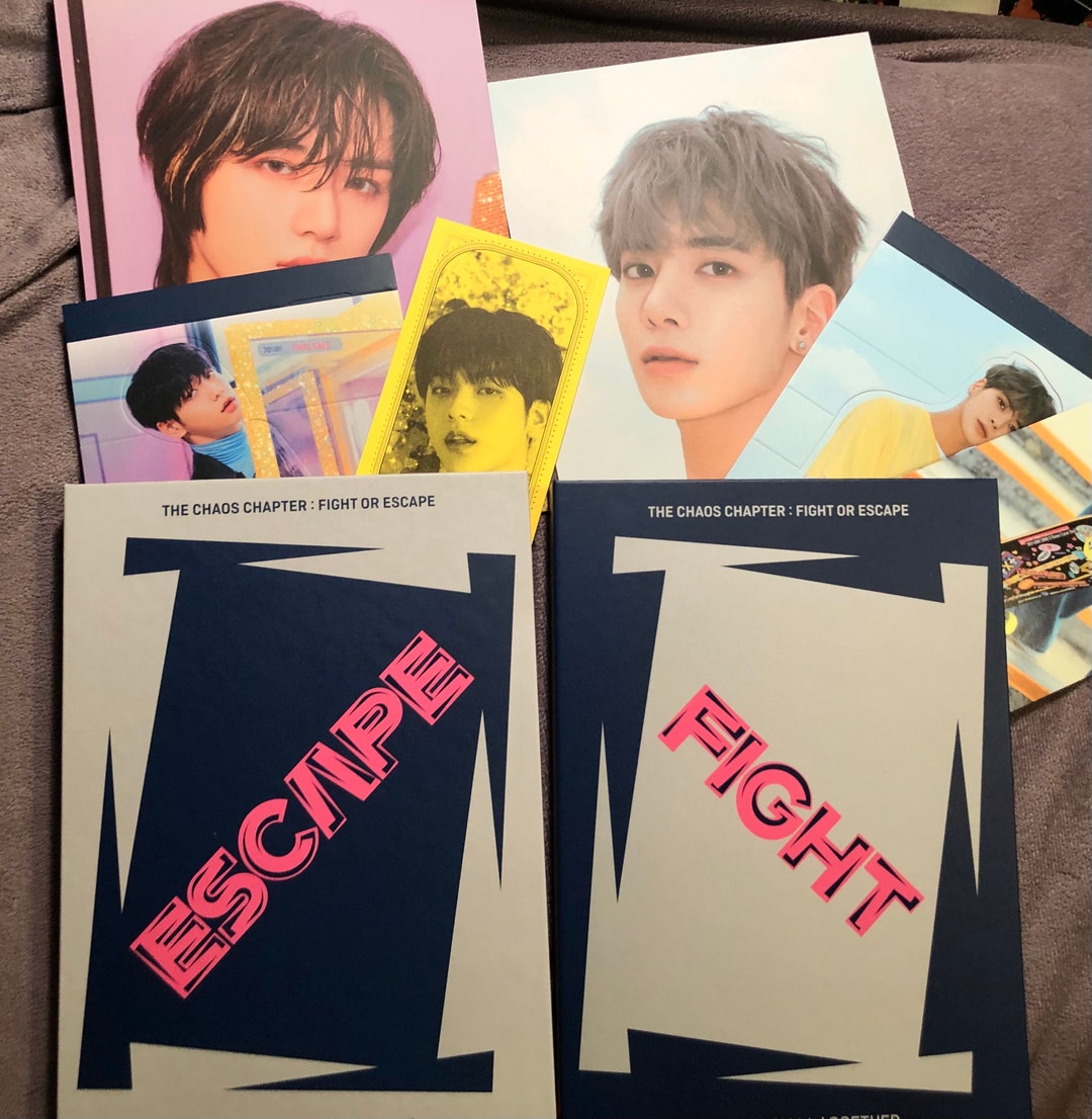 TXT the Chaos Chapter : Fight or Escape Kpop Albums all Inserts, No ...