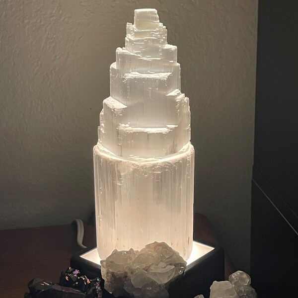 Raw Crystal Lamp - Etsy