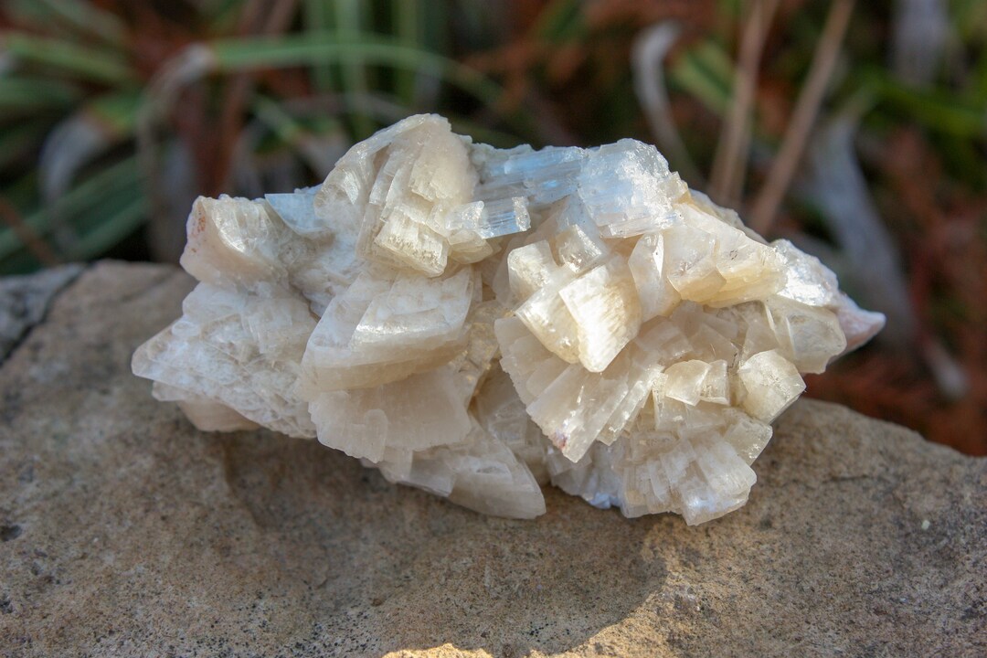 Zeolite Apophyllite and Stilbite Crystal Cluster - Etsy