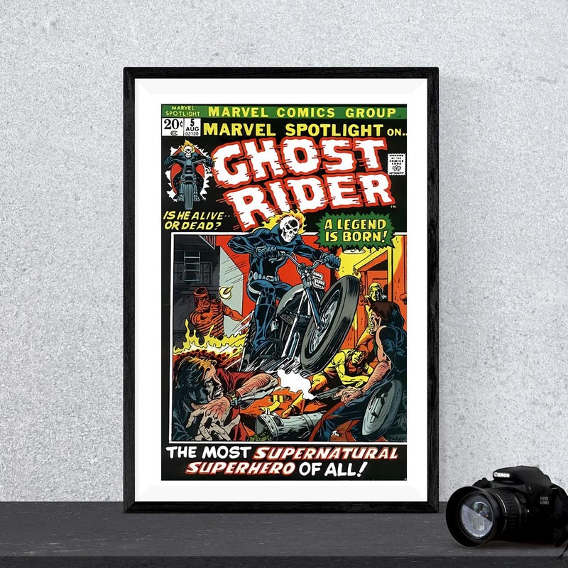Ghost Rider Poster - Etsy