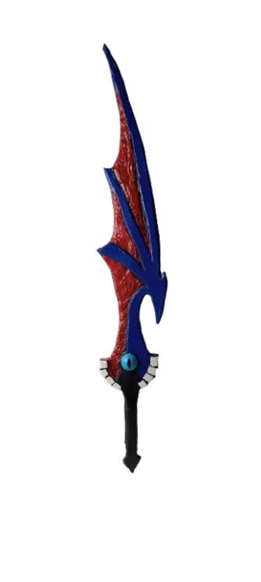 Kingdom Hearts Riku's Soul Eater Keyblade Video Game Cosplay Prop - Etsy