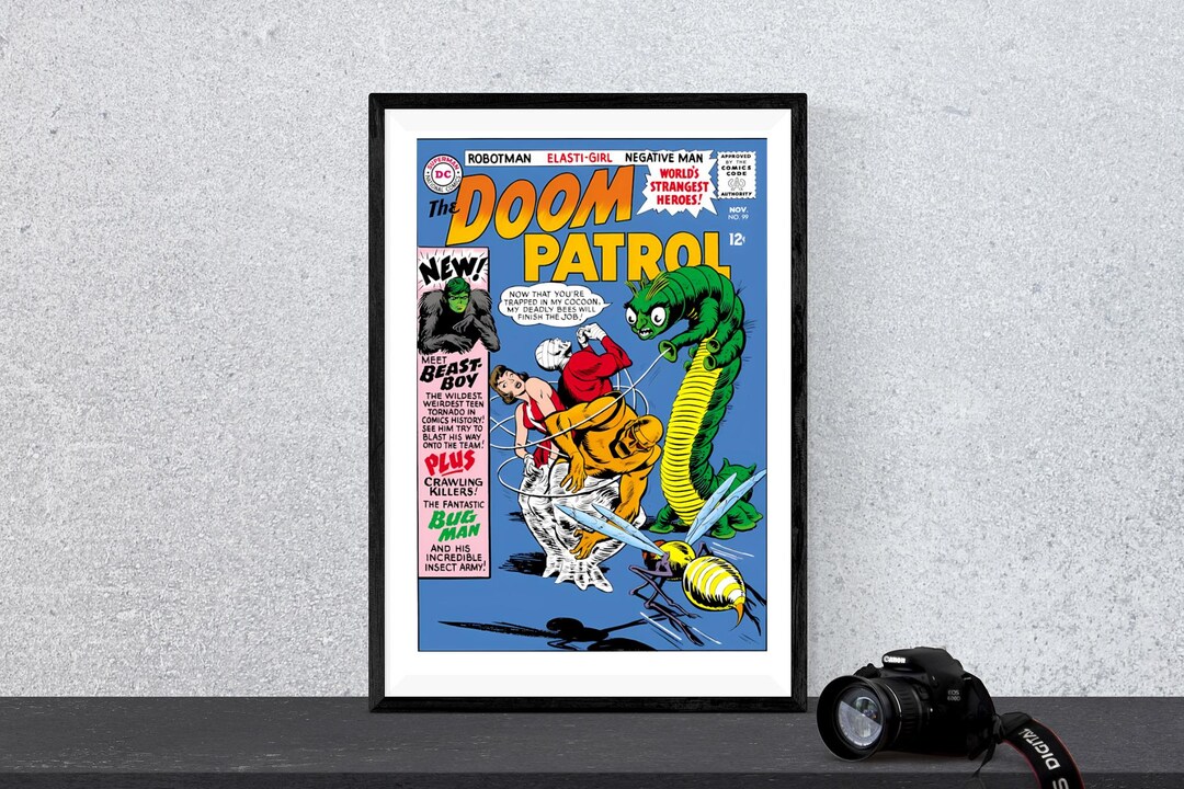 Doom Patrol #99 1st Appreance of Beast Boy- Digital Wall Art Download ...