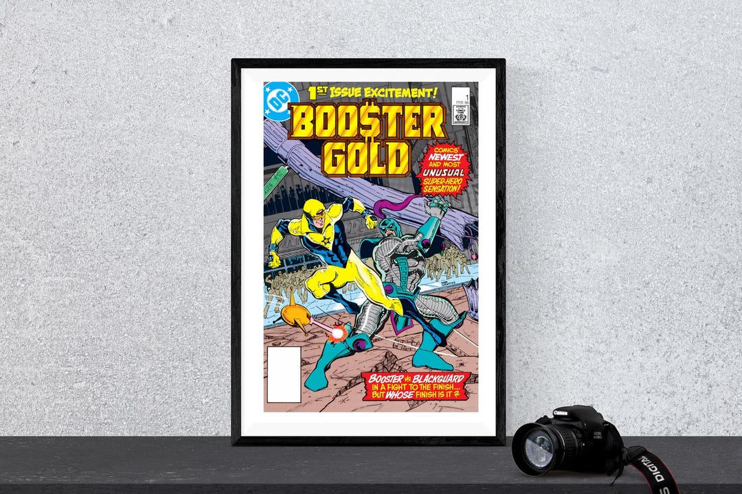 Booster Gold #1 Comic Book Cover Art Print (digital Download) - Etsy