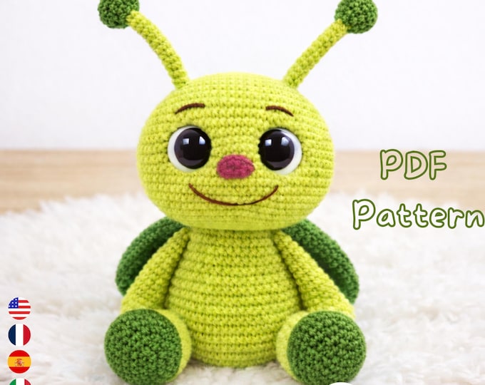 Grasshopper Amigurumi Crochet Pattern - Etsy Canada