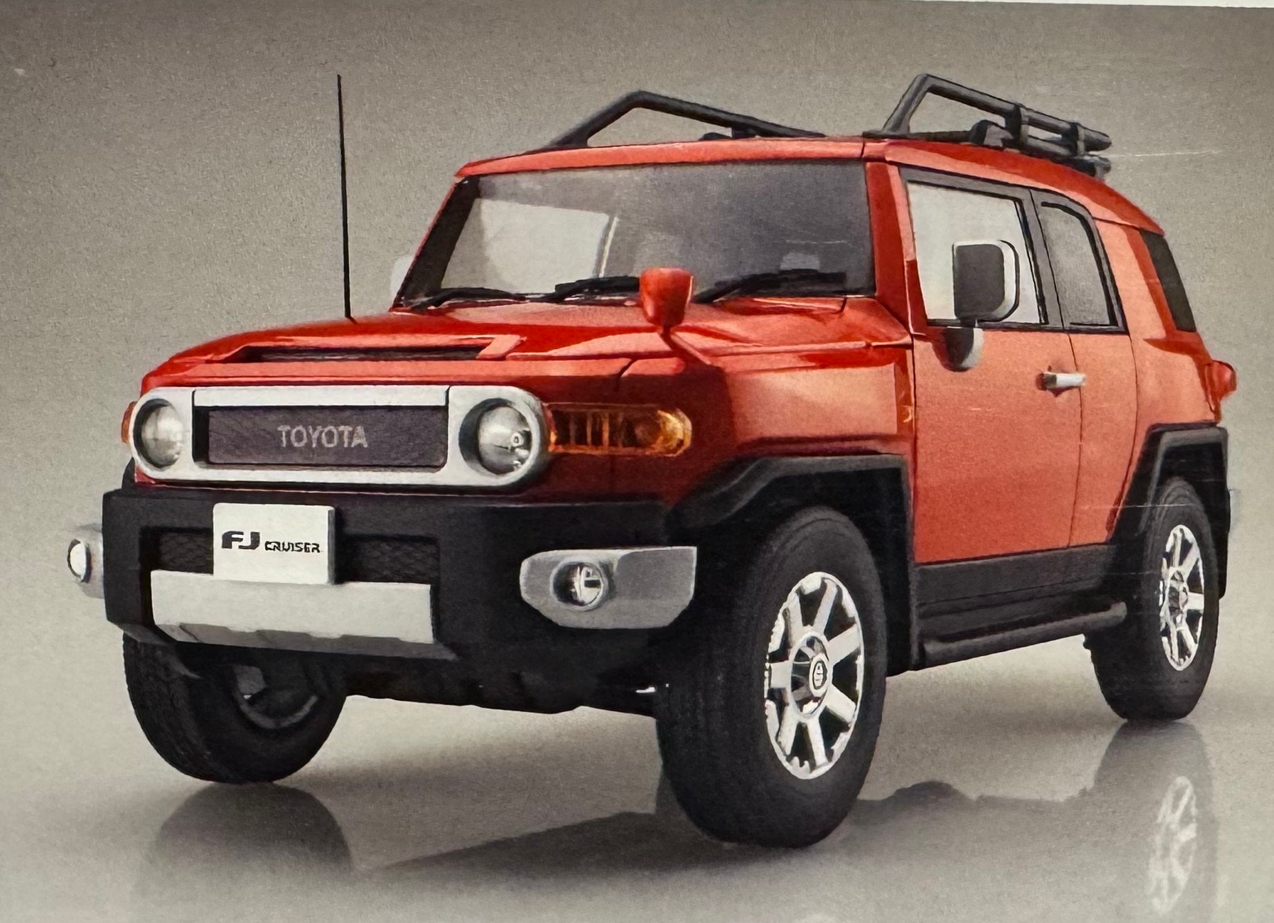 1:24 Custom Fujimi 2012 FJ Cruiser Trail Teams Radiant Red Model - Etsy