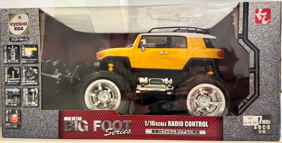Vintage Brand New Sun Fusion FJ Cruiser Remote Control 1:16 - Etsy