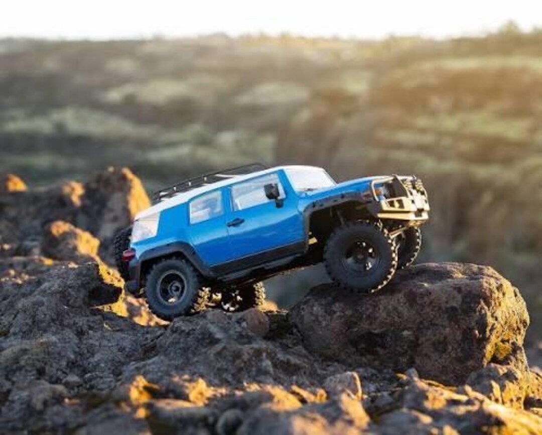 Custom 1:19 Eazy RC FJ Cruiser Voodoo Blue Remote Controlled ...